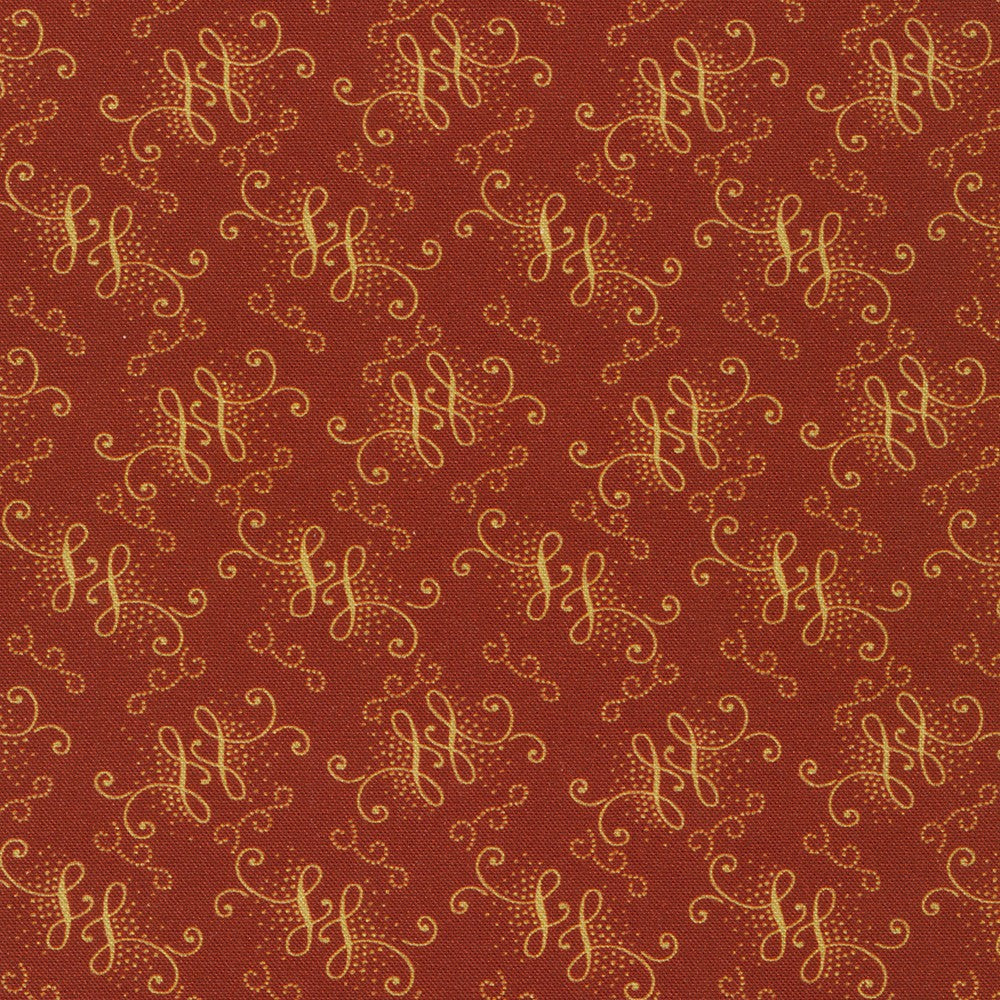 Stone Bridge - Elegant Swirl - Red